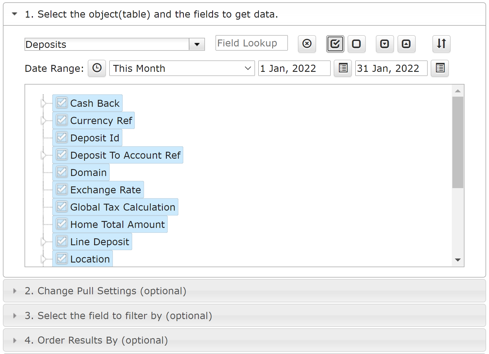 QuickBooks Deposits Upload - G-Accon | Automate Financial Reporting with Google Sheets Integration